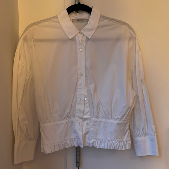 Uterque | Tops | White Button Down Shirt | Poshmark